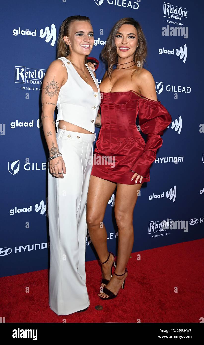 Beverly Hills, CA. 30/03/2023, G Flip and Chrishell Stause arriving at ...