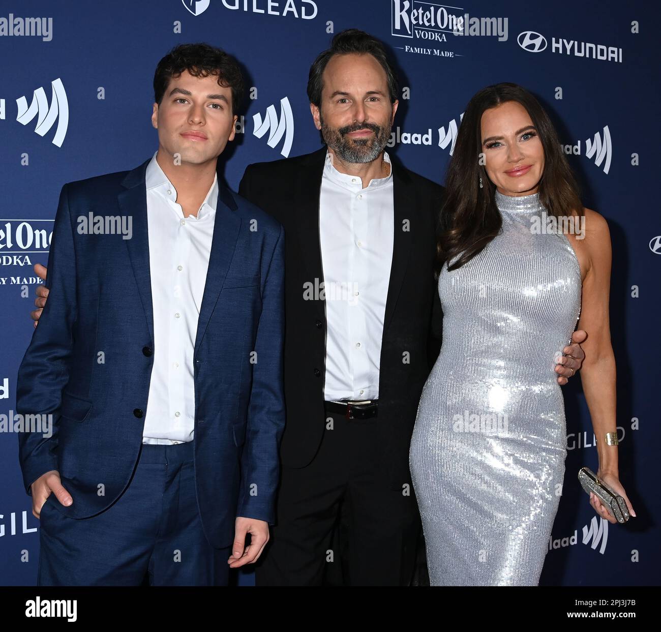 Beverly Hills, CA. 30/03/2023, Brooks Marks, Seth Marks and Meredith ...
