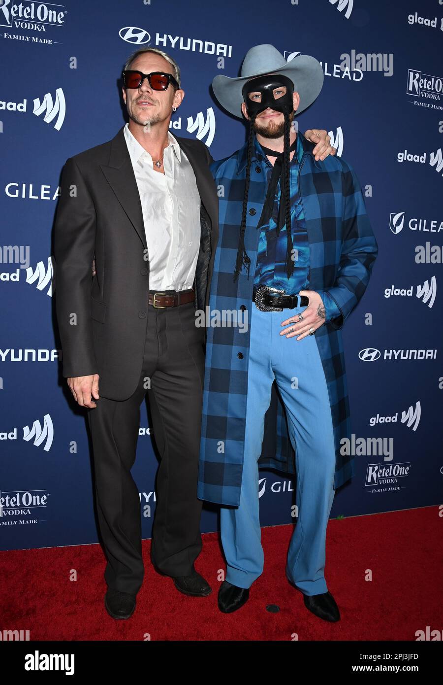 Beverly Hills, CA. 30/03/2023, Diplo and Orville Peck arriving at the ...
