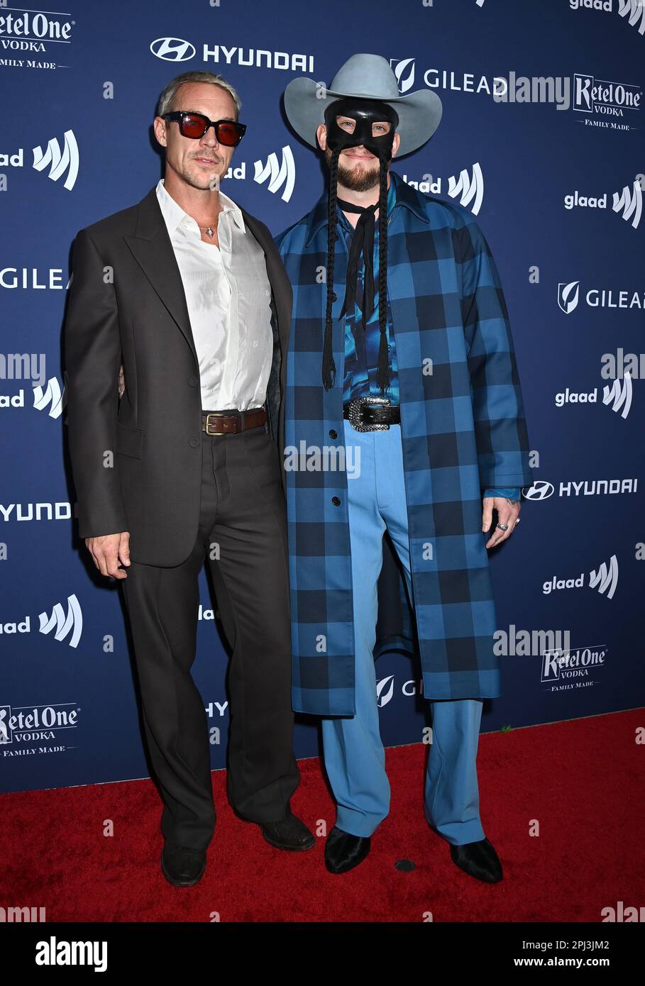 Beverly Hills, CA. 30/03/2023, Diplo and Orville Peck arriving at the ...