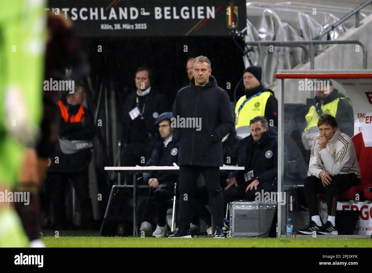 COLOGNE - Germany coach Hansi Flick during the friendly match between ...