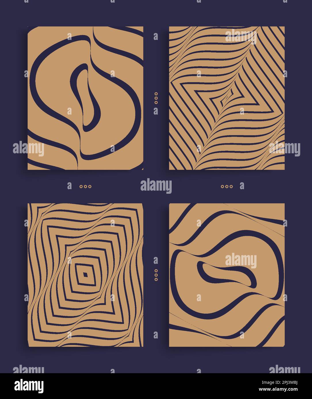 Pattern with optical illusion. Abstract striped background with ripple ...