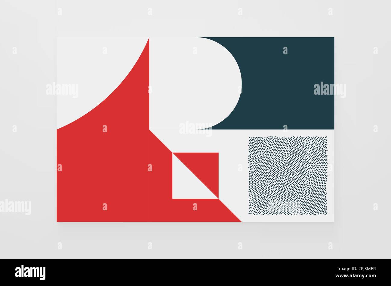 Abstract red white collage Stock Vector Images - Alamy