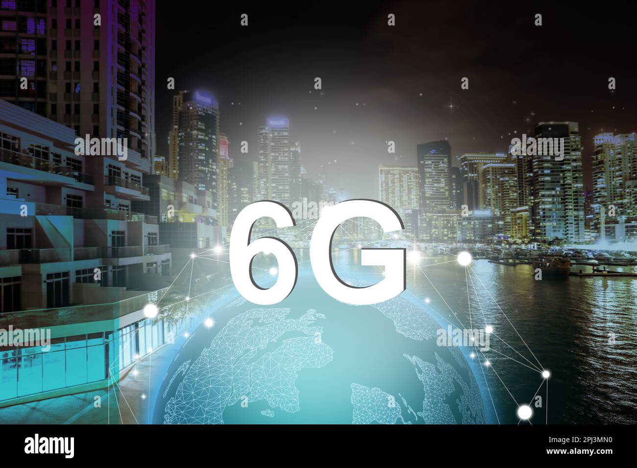 6g network concept hi-res stock photography and images - Alamy