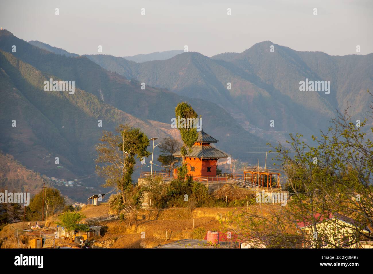 Manakamana Mai Temple Nepali Architecture Tradition in Kalupande Hills ...