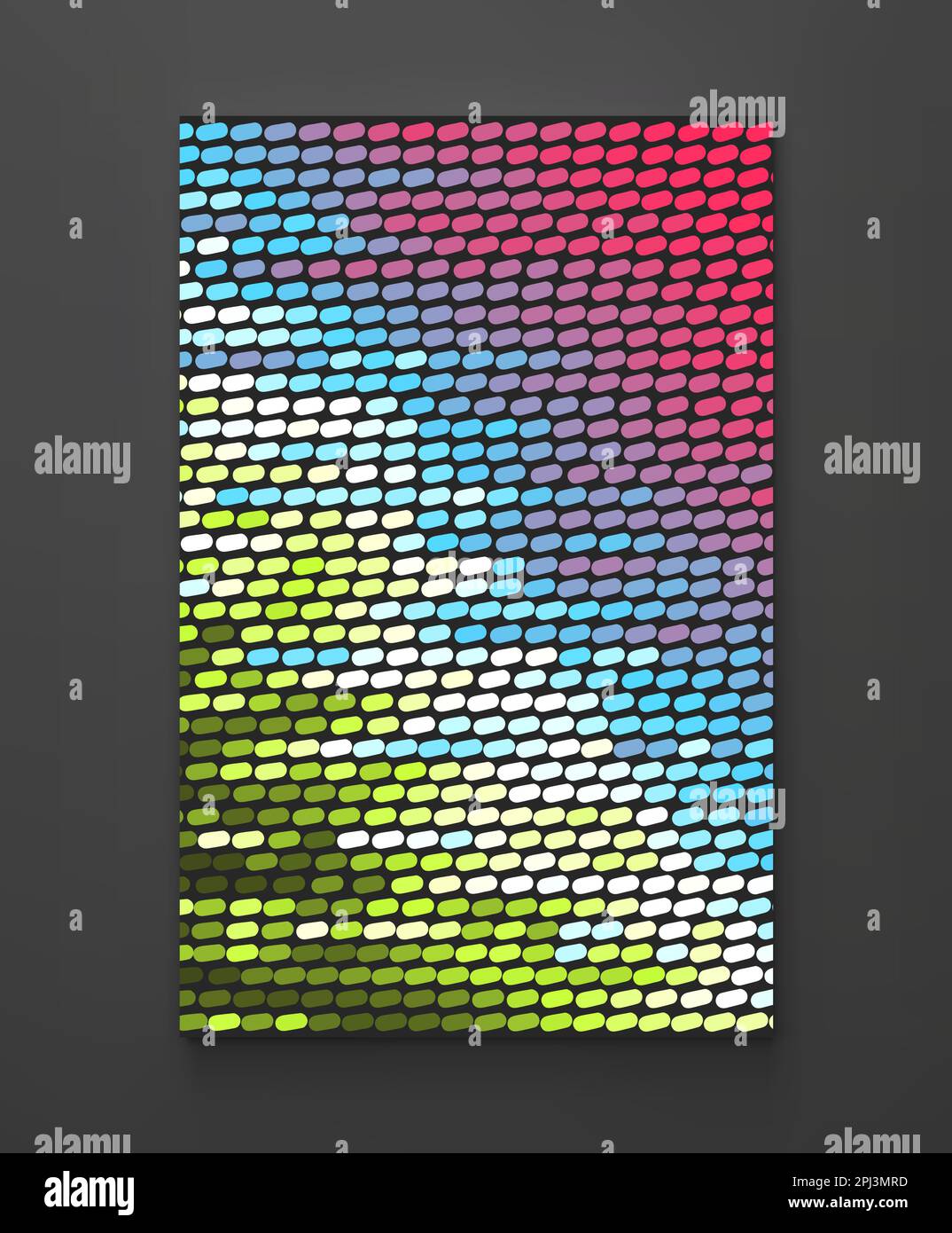 Cover design template. Regular array or matrix of ovals. Big data graph ... Cover design template. Regular array or matrix of ovals. Big data graph ...