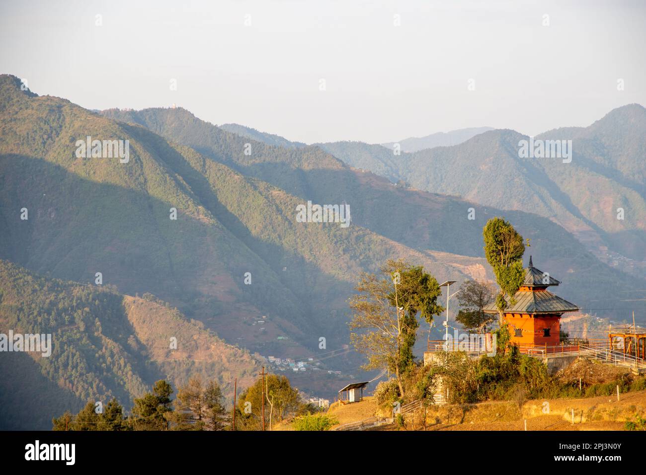 Manakamana Mai Temple Nepali Architecture Tradition in Kalupande Hills ...