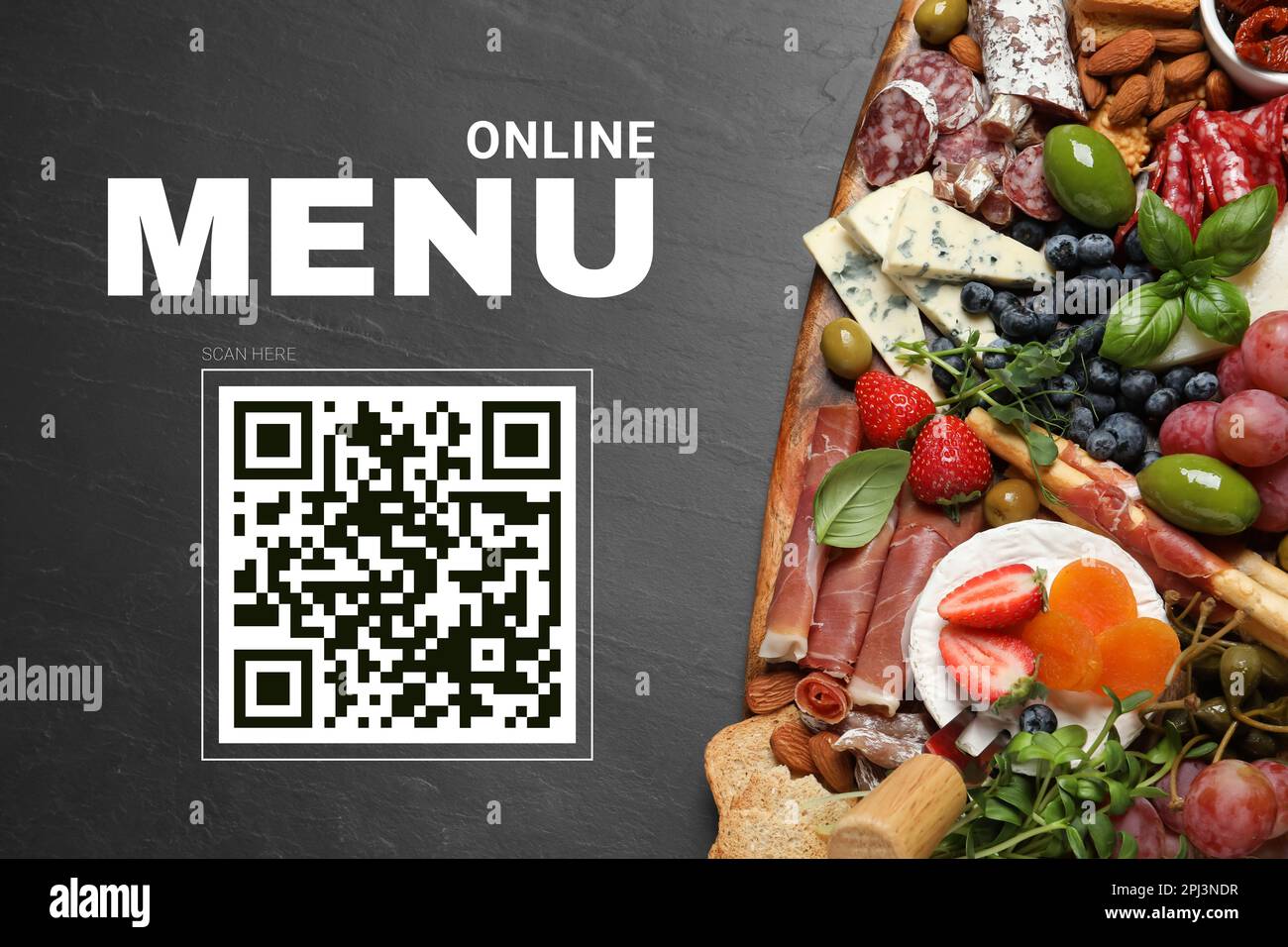 Qr menu table hi-res stock photography and images - Alamy