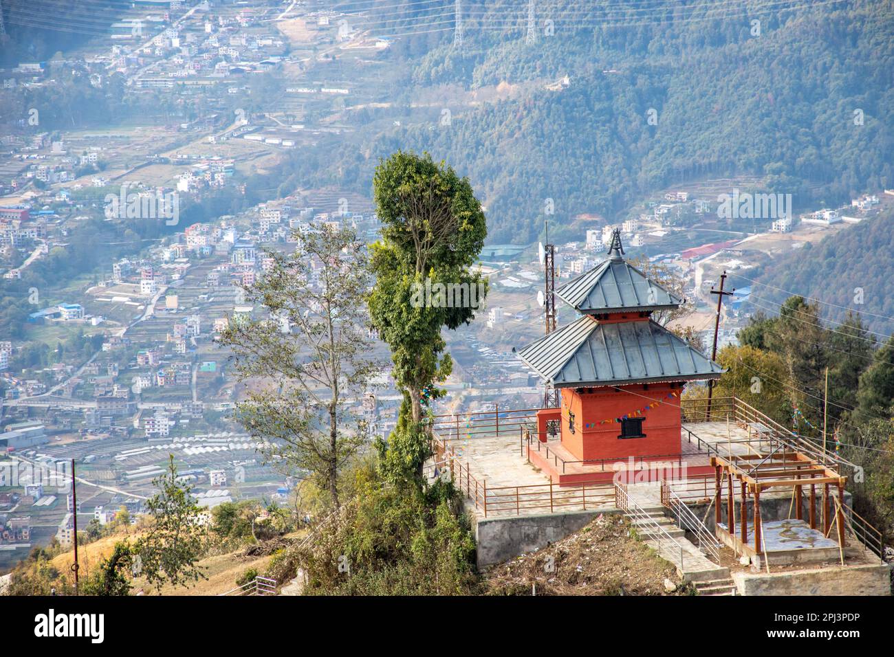 Manakamana Mai Temple Nepali Architecture Tradition in Kalupande Hills ...