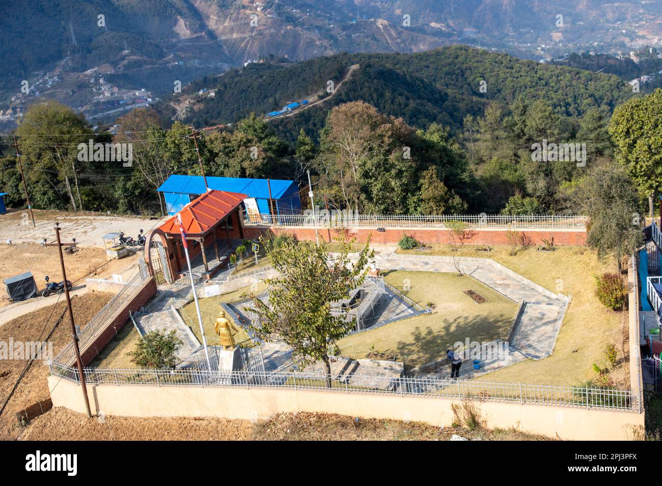 Beautiful Kathmandu Landscape with Forest, Rhododendron, seen from ...
