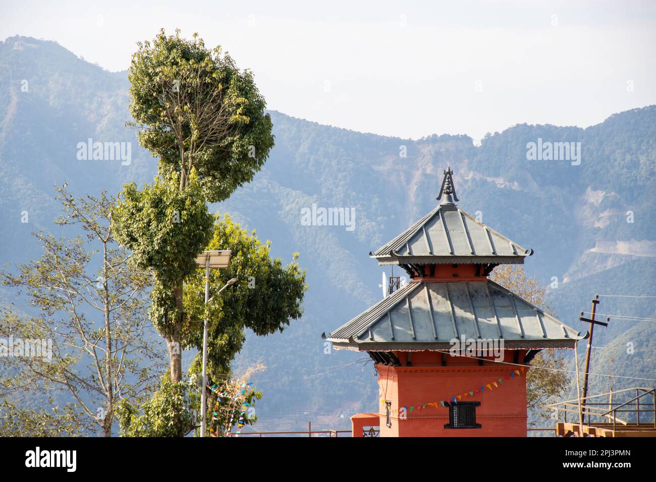Manakamana Mai Temple Nepali Architecture Tradition in Kalupande Hills ...