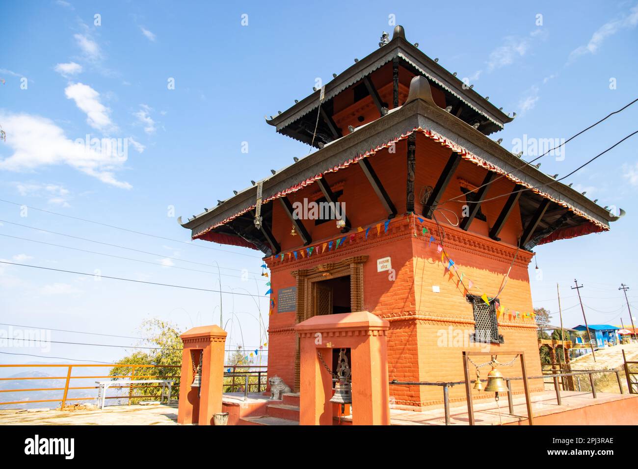 Manakamana Mai Temple Nepali Architecture Tradition in Kalupande Hills ...