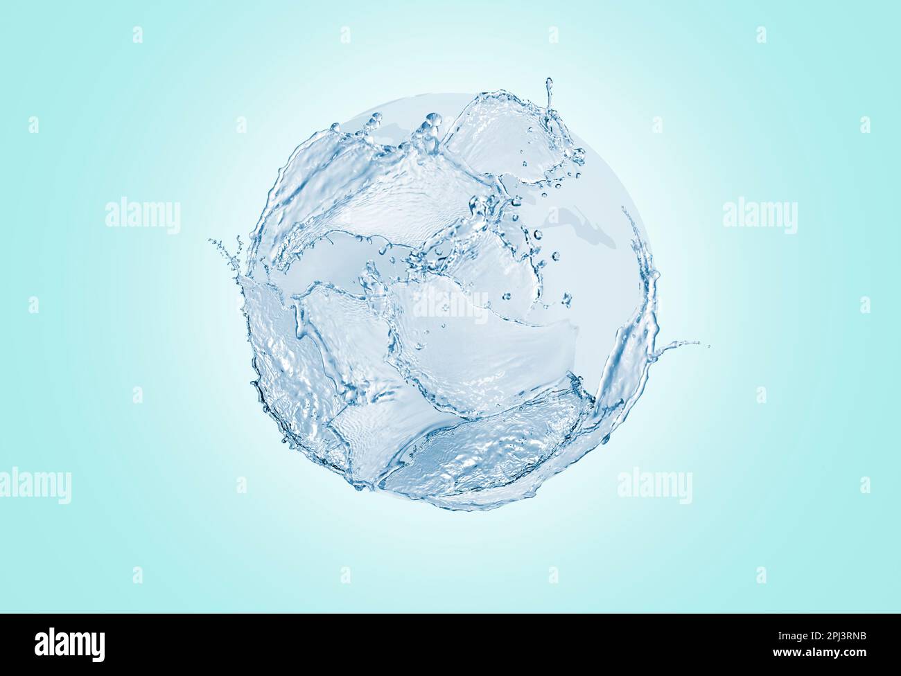 Ball with water splashes hi-res stock photography and images - Alamy