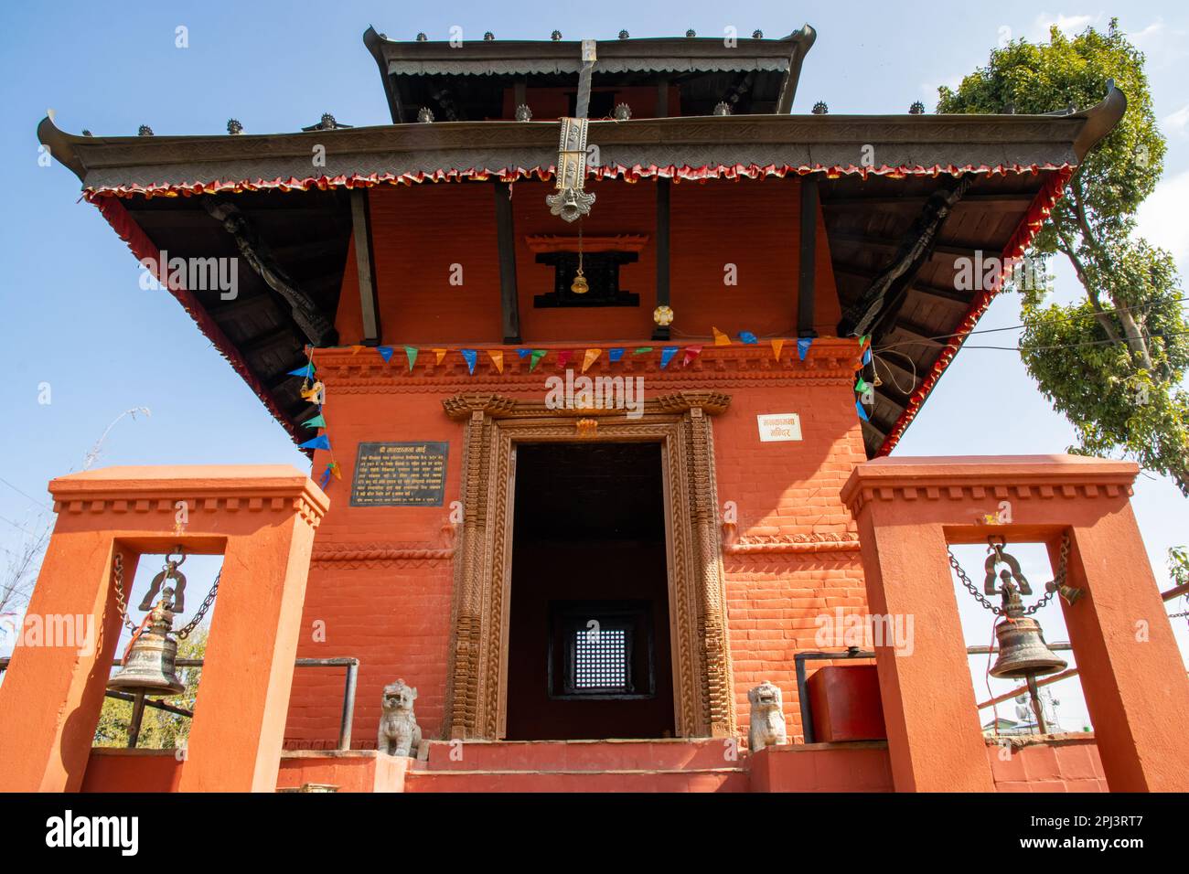 Manakamana Mai Temple Nepali Architecture Tradition in Kalupande Hills ...