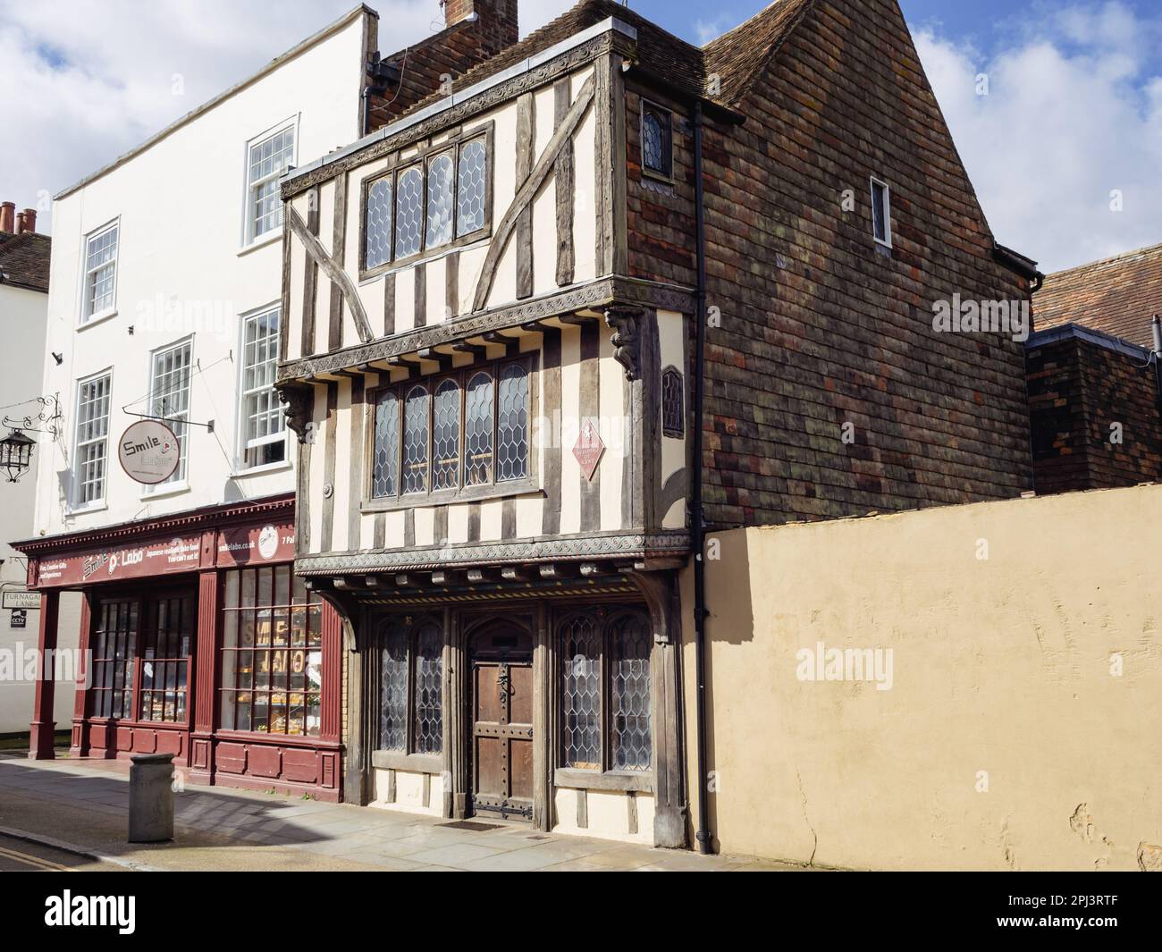 Historic timber framed house in Canterbury Stock Photo - Alamy