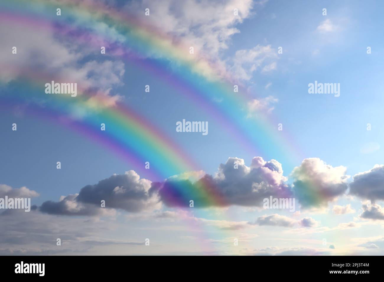 Bright rainbows hi-res stock photography and images - Alamy