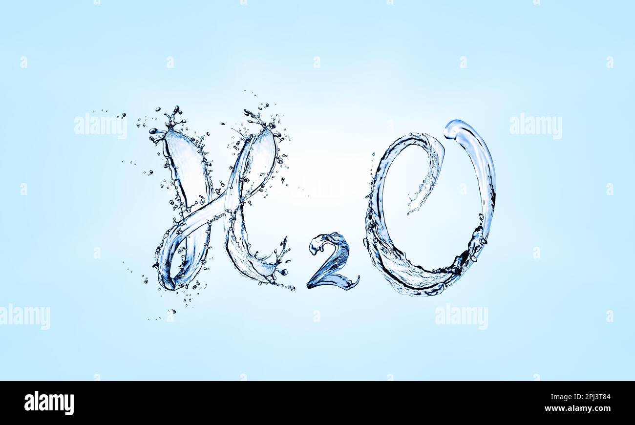 Chemical formula h2o hi-res stock photography and images - Alamy