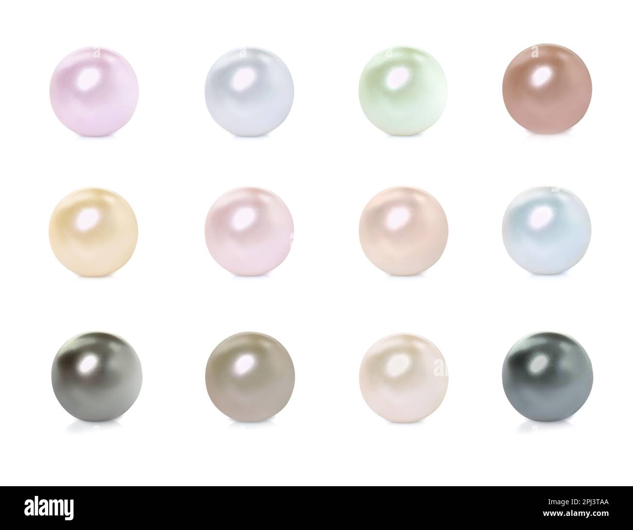 Different natural pearl gem hi-res stock photography and images - Alamy