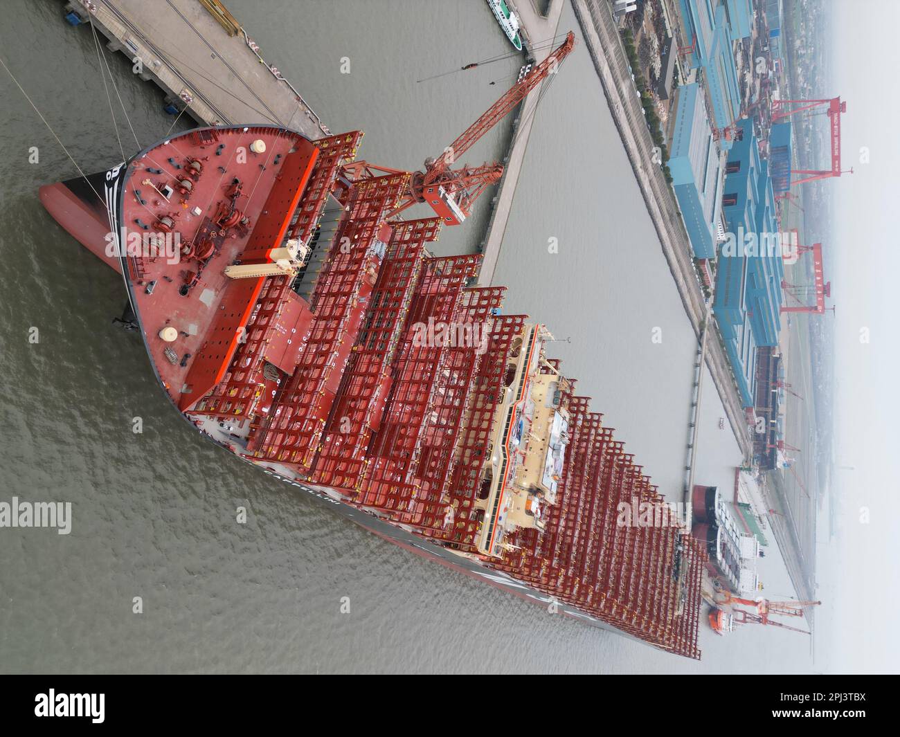 SUZHOU, CHINA - MARCH 29, 2023 - Xinfu 104, the world's largest ...