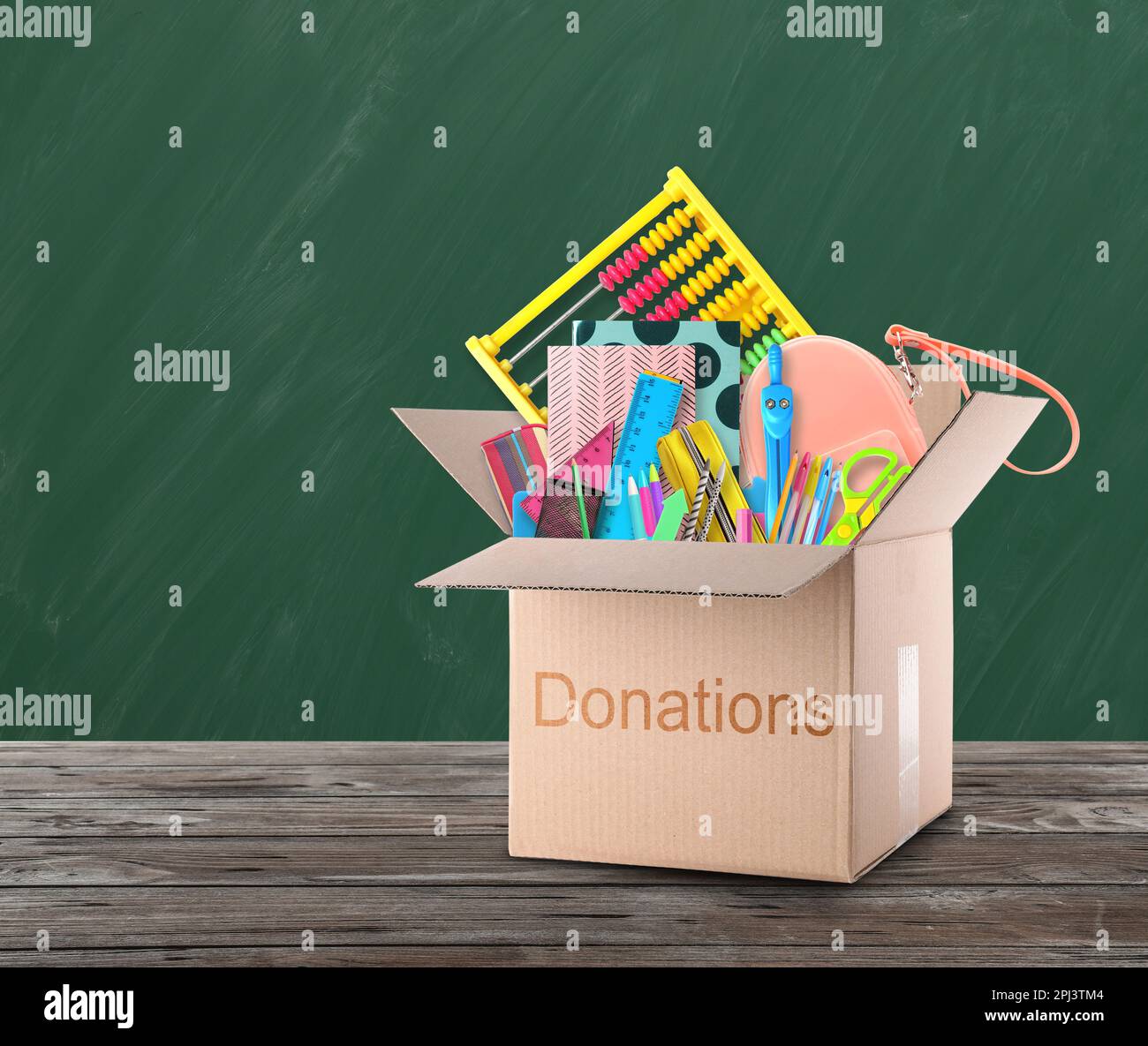 School supplies distribution hi-res stock photography and images - Alamy
