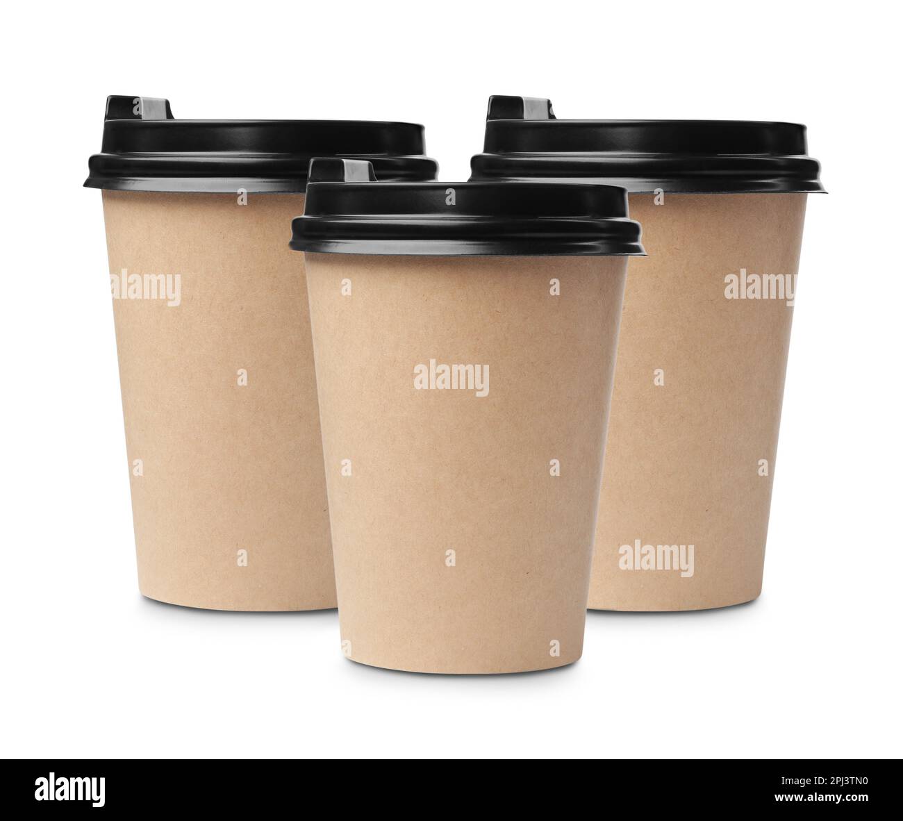 Disposable kraft paper cups Cut Out Stock Images & Pictures - Alamy