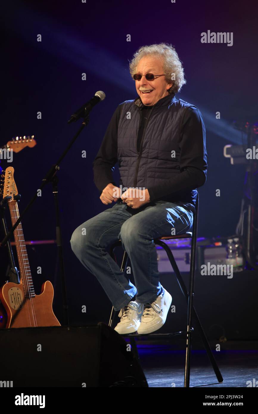 Italian songwriter Fabio Concato performing at Teatro Duse during his ...