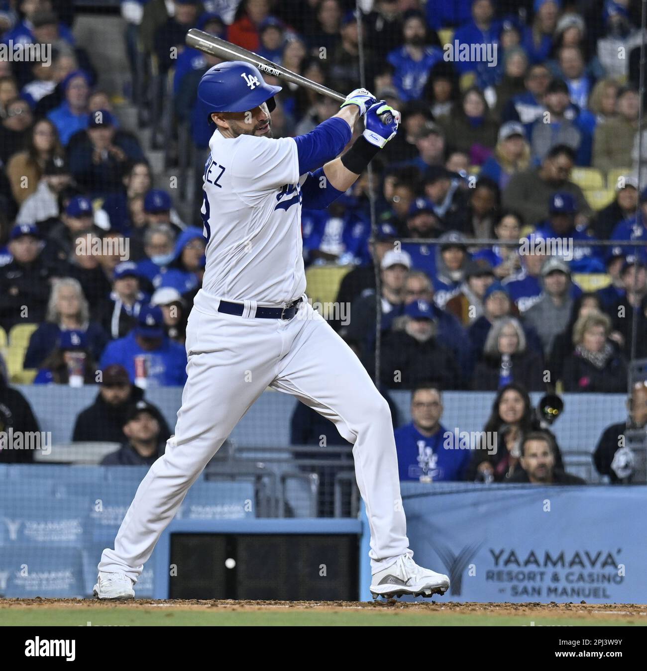 Los Angeles, United States. 30th Mar, 2023. Los Angeles Dodgers DH J.D ...