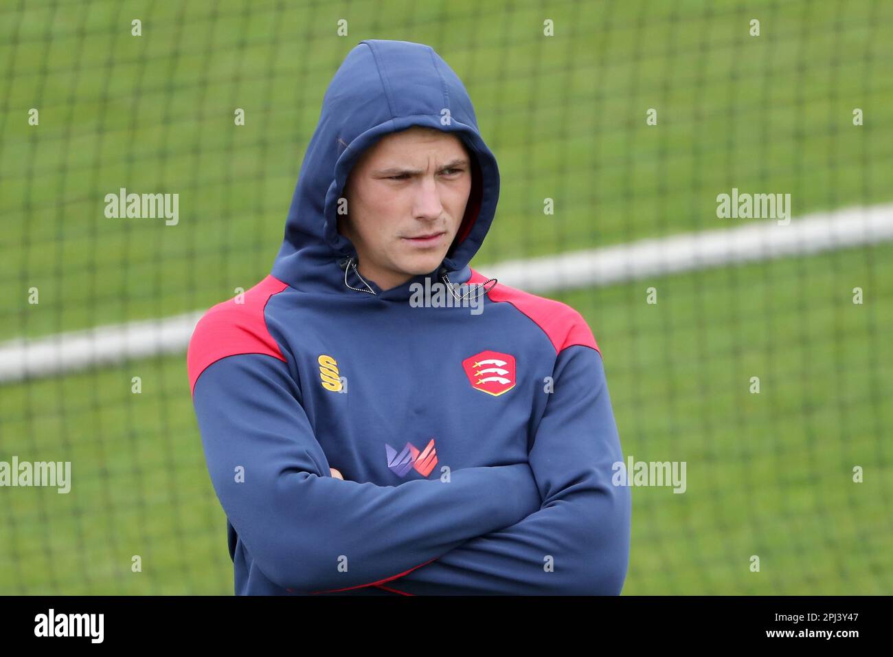 Michael Pepper of Essex during Kent CCC vs Essex CCC, Friendly Match ...
