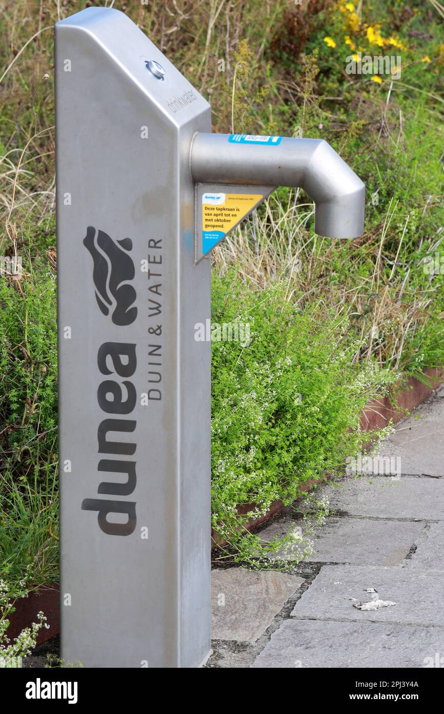 Water tap point of Dunea and NS at Lansingerland-Zoetermeer station for ...