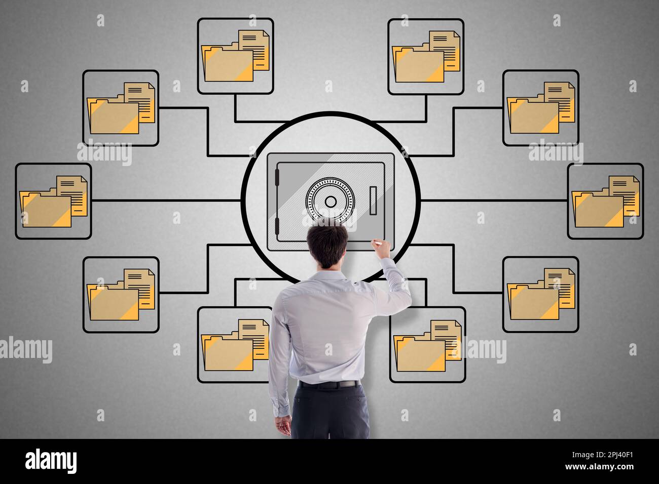 Cyber security wall key hi-res stock photography and images - Alamy