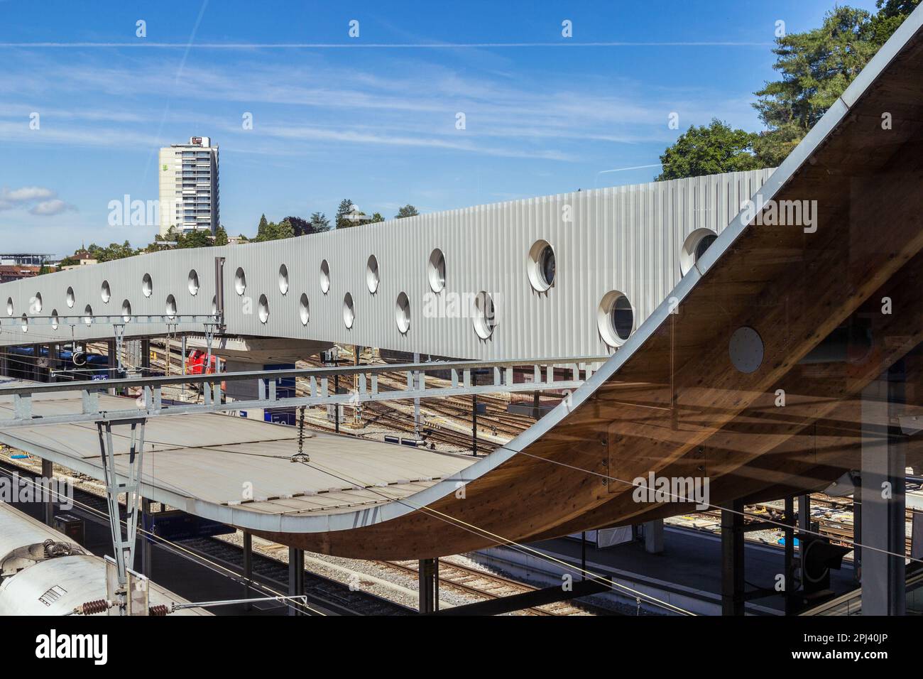 Bern, Switzerland - July 10, 2021: The modern architecture of Bern ...