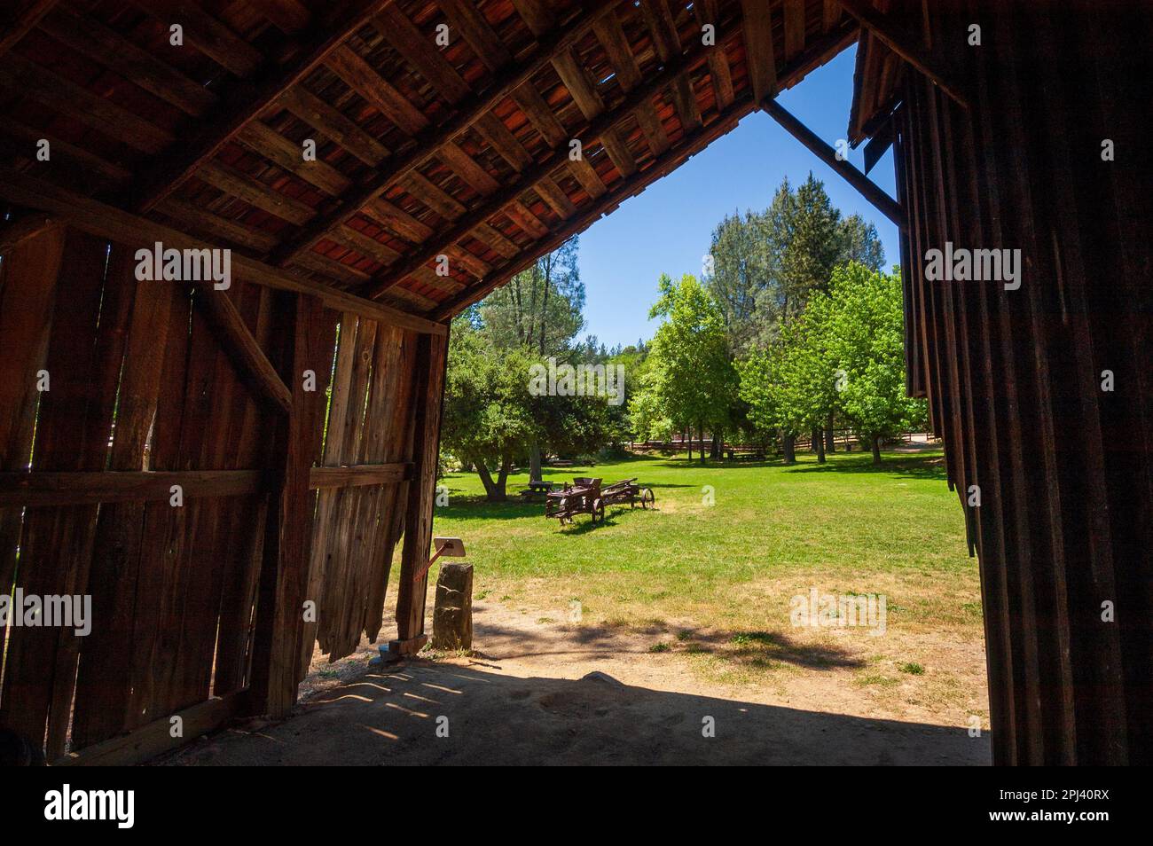 Historic Town of of Shasta at Shasta State Historic Park Stock Photo ...