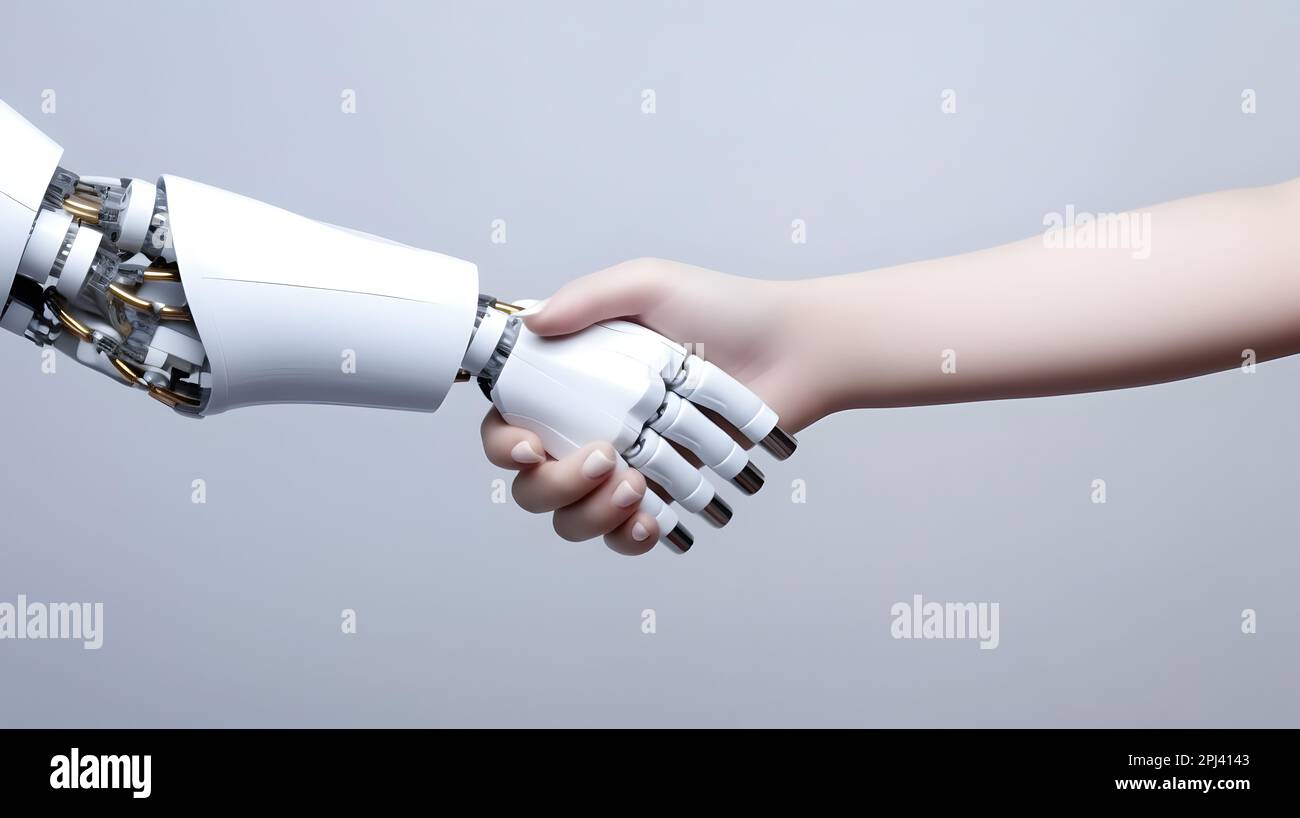 Machine human collaboration hi-res stock photography and images - Alamy