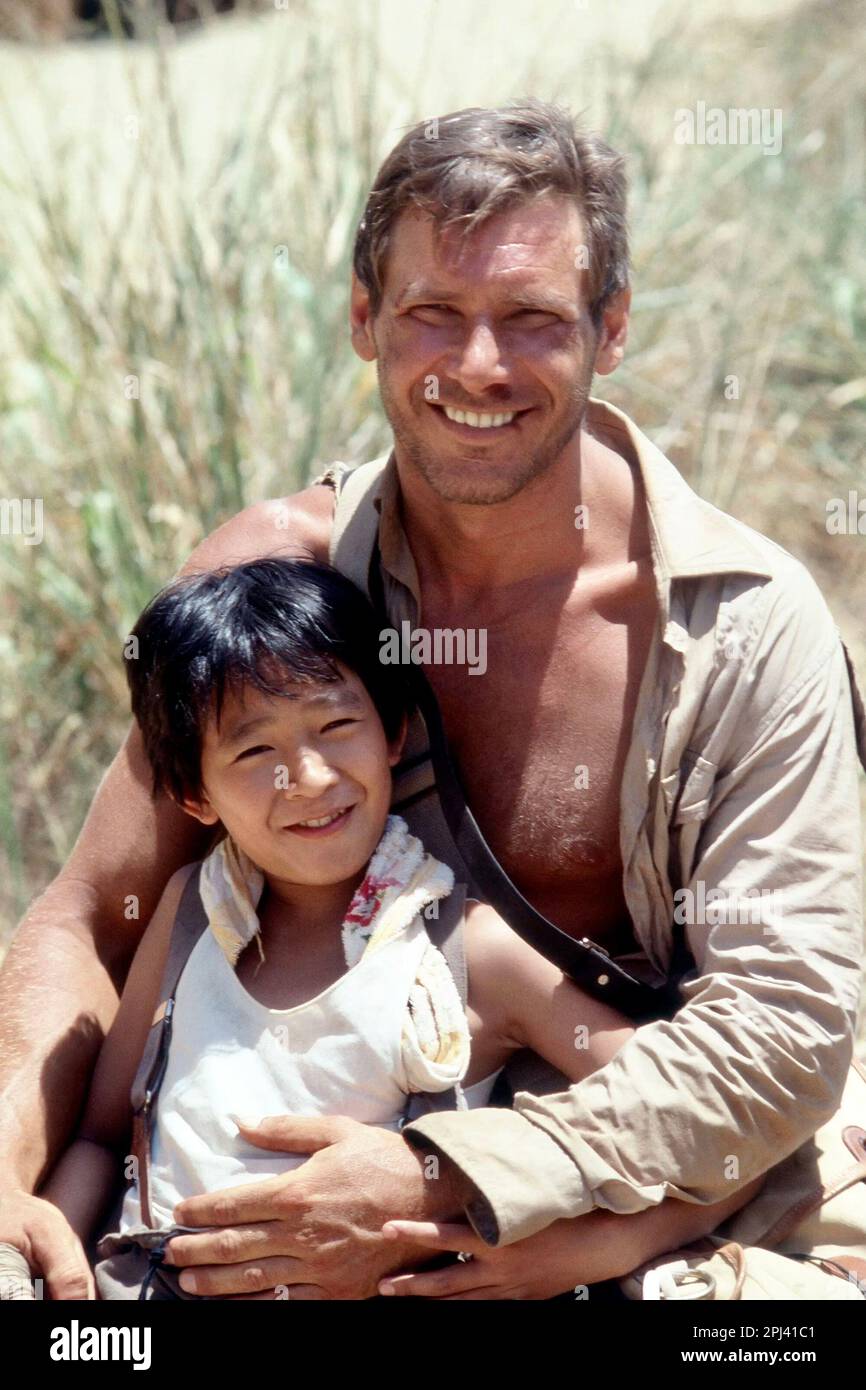HARRISON FORD and KE HUY QUAN in INDIANA JONES AND THE TEMPLE OF DOOM ...