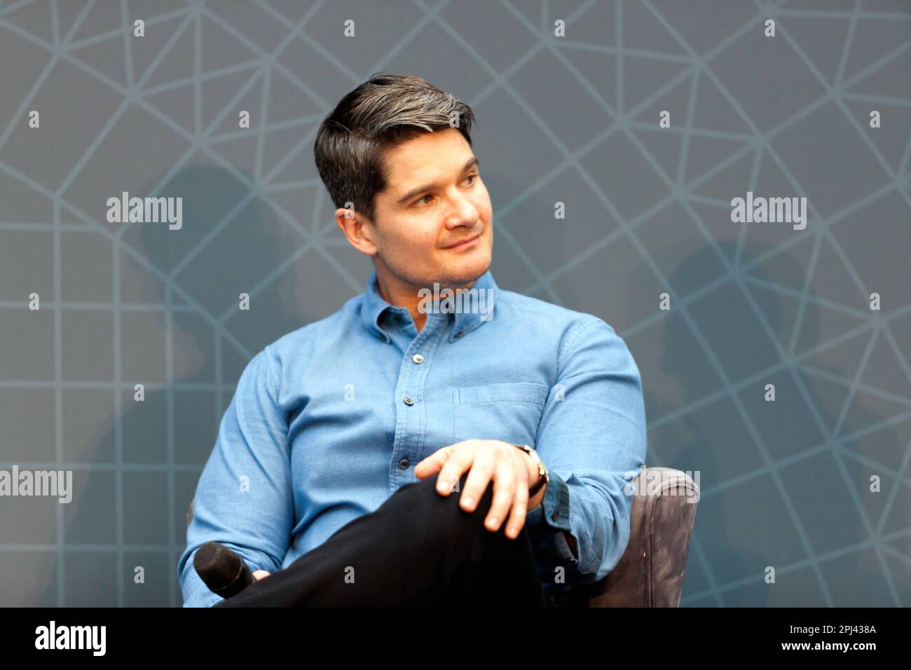 Charlie Cooper, grandson of John Cooper, in a discussion about ...