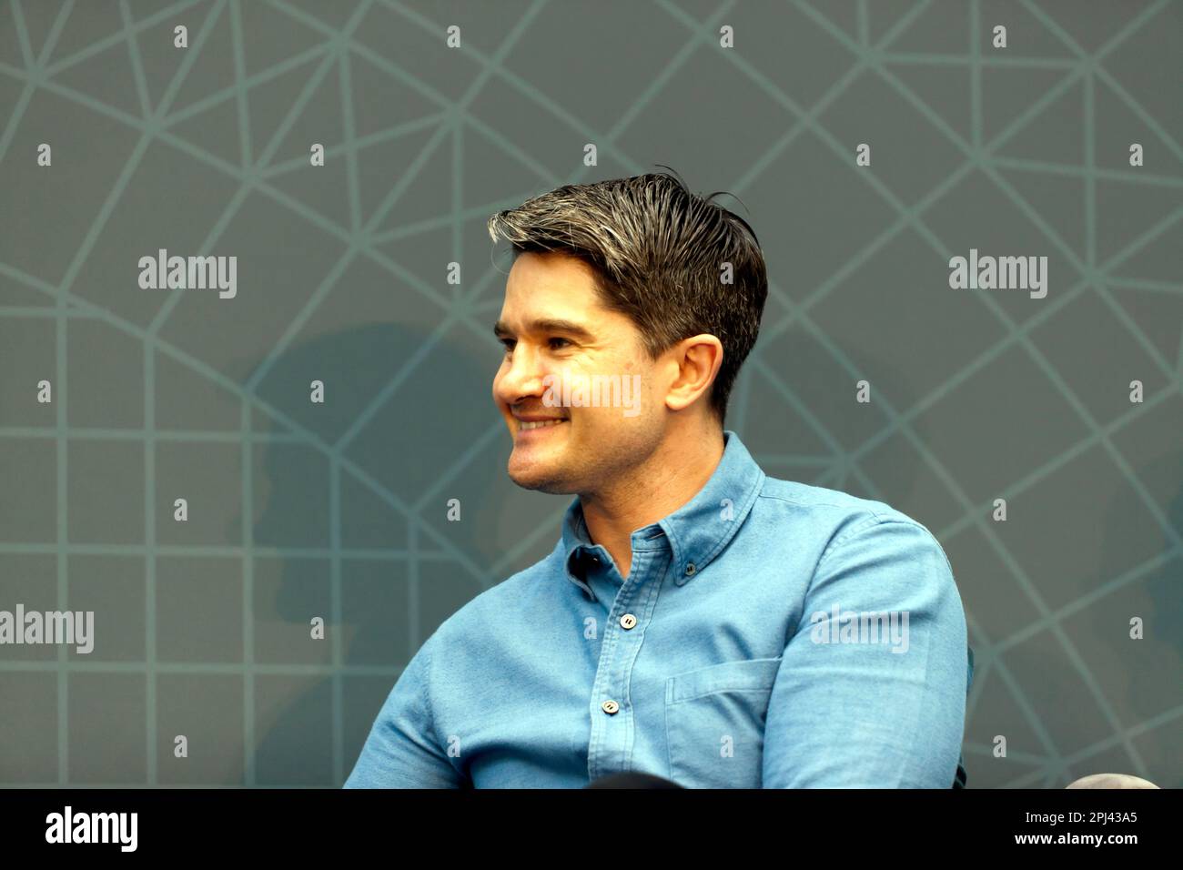 Charlie Cooper, grandson of John Cooper, in a discussion about ...