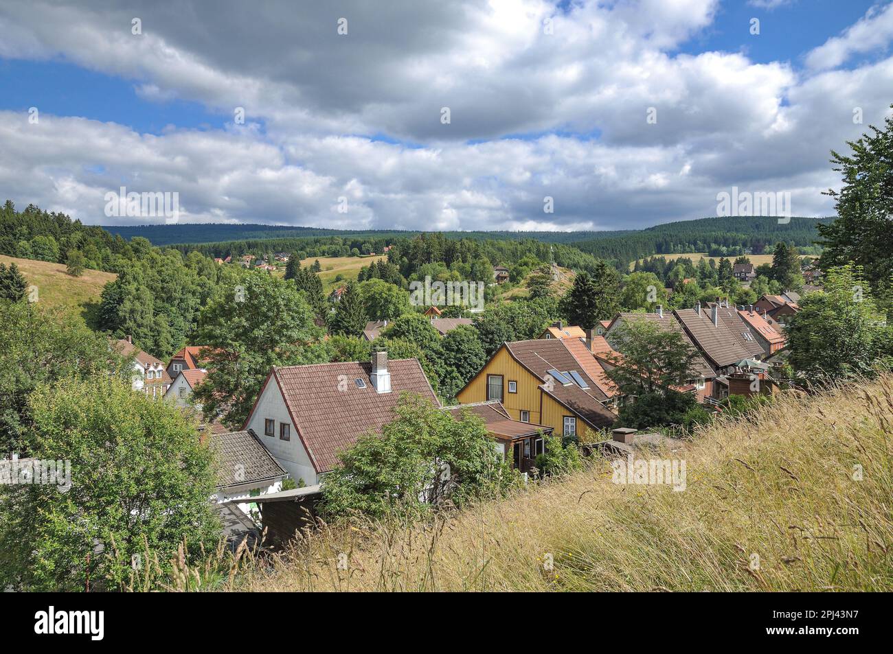 Village of Altenau,Harz Mountains,Germany Stock Photo - Alamy