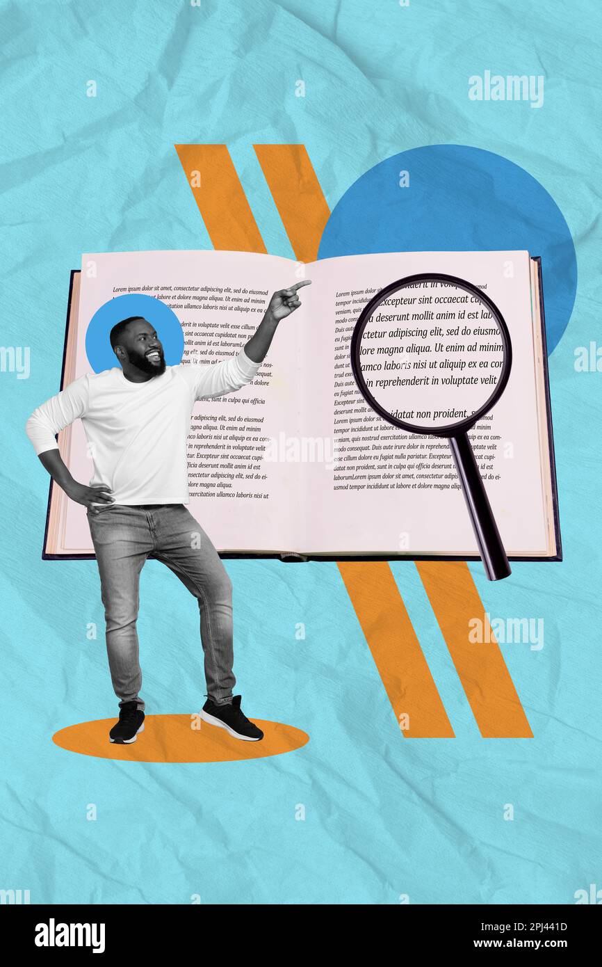 Literature paper text collage hi-res stock photography and images - Alamy