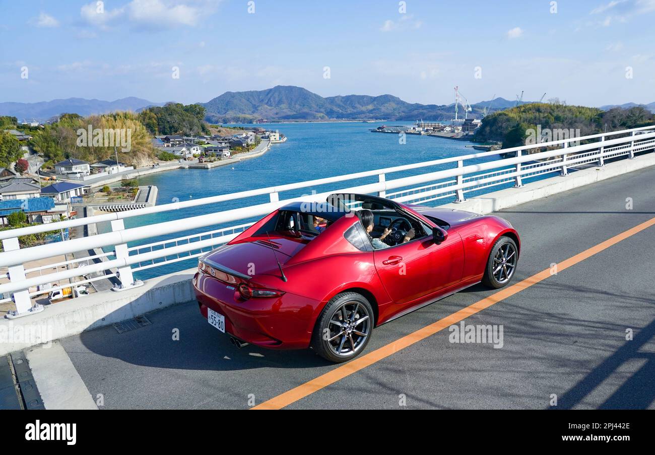 IMAGE DISTRIBUTED FOR HIROSHIMA TOURISM ASSOCIATION - A Mazda Roadster ...