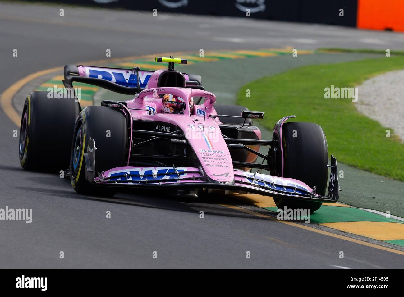Melbourne, Australia, 31 March, 2023. Pierre Gasly (10) driving for BWT ...