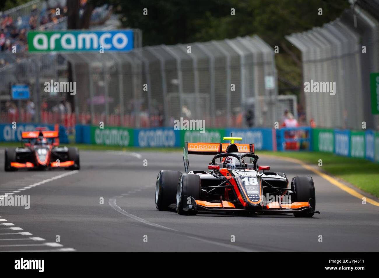 Melbourne, Australia, 31 March, 2023. Rafael Villagomez (18) driving ...