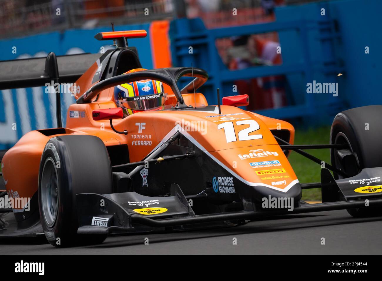 Melbourne, Australia, 31 March, 2023. Jonny Edgar (12) driving for MP ...