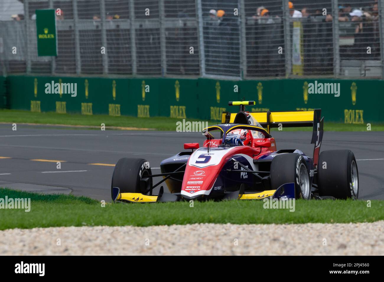 Melbourne, Australia, 31 March, 2023. Gabriel Bortoleto (5) driving for ...