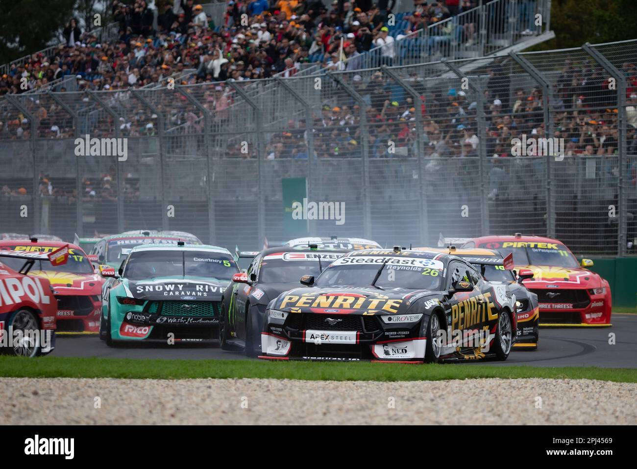 Melbourne, Australia, 31 March, 2023. David Reynolds (26) driving for ...