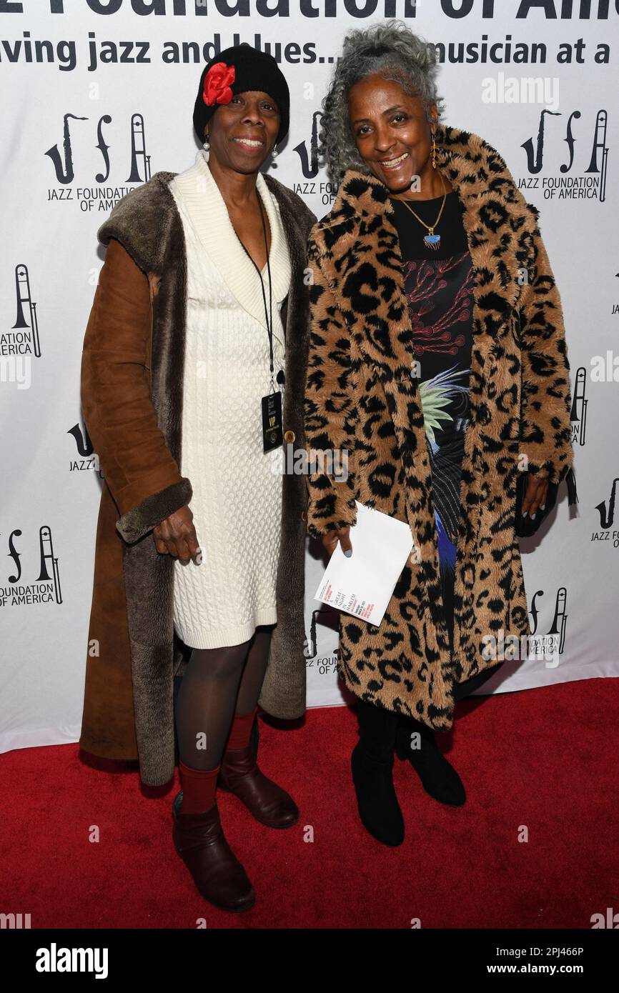 New York, USA. 30th Mar, 2023. Debra James and Tracy Binta Austin attend the Jazz Foundation of ...