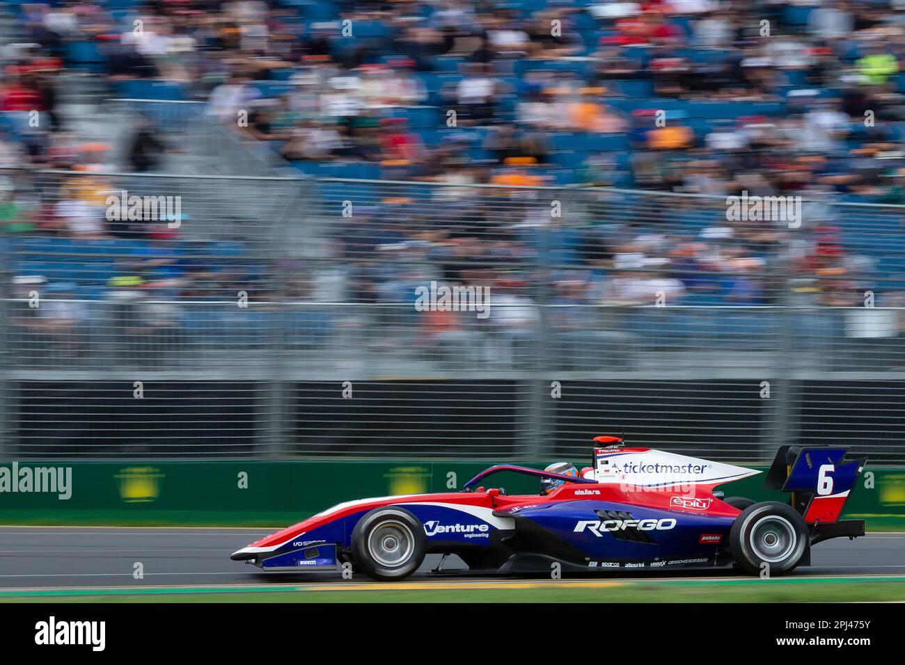MELBOURNE, AUSTRALIA - MARCH 31: Oliver Goethe (6) driving for Trident ...