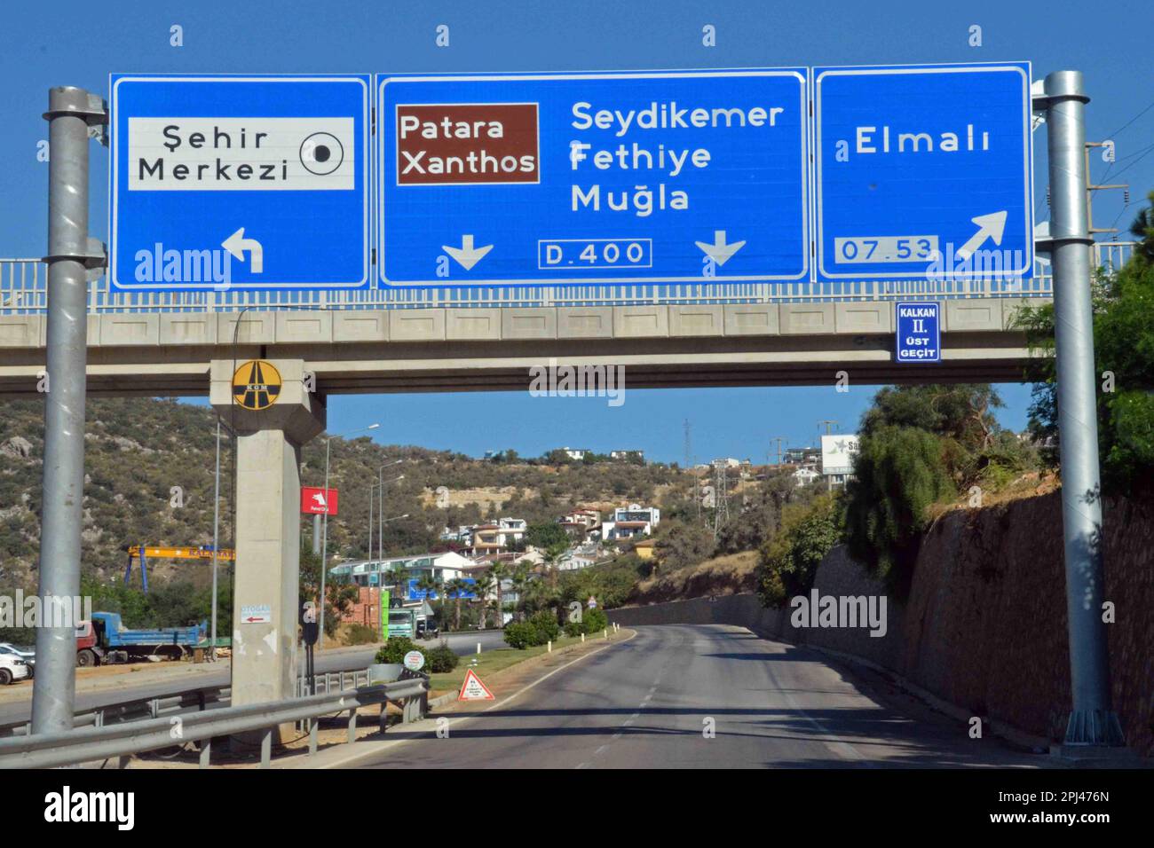 Antalya road sign hi-res stock photography and images - Alamy