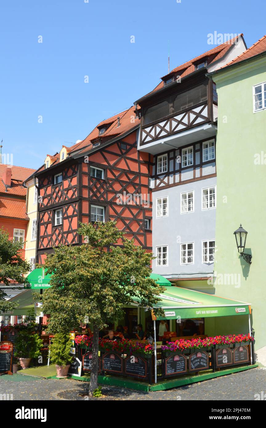 Czech Republic, Cheb: late Gothic houses comprising the "Spalicek ...