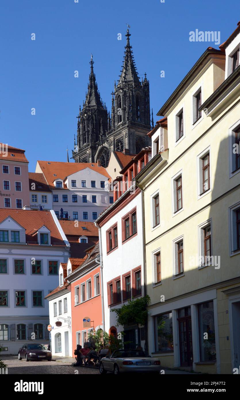 Germany, Saxony, Meissen, founded by King Henry I in 929: cathedral ...