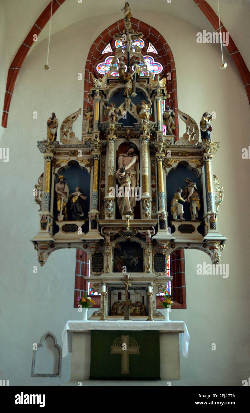 Germany, Saxony, Meissen, founded by King Henry I in 929: the carved ...